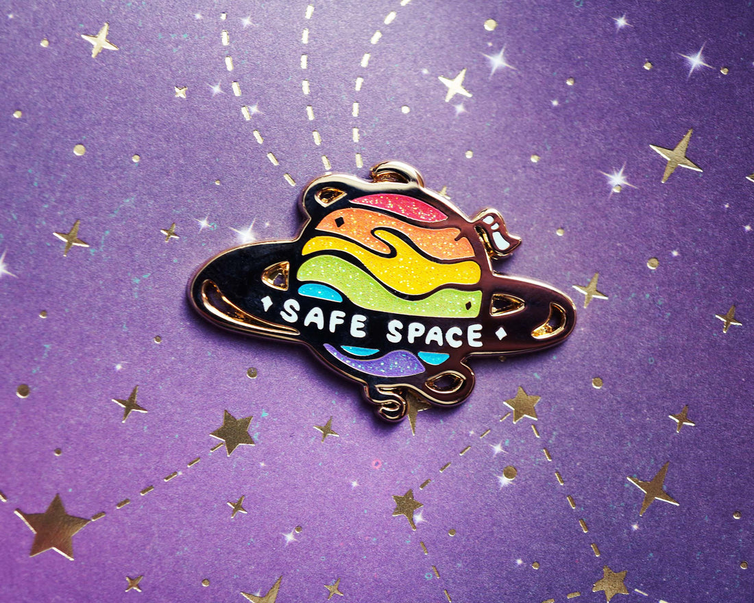 Safe Space - Enamel Pin – Scompass